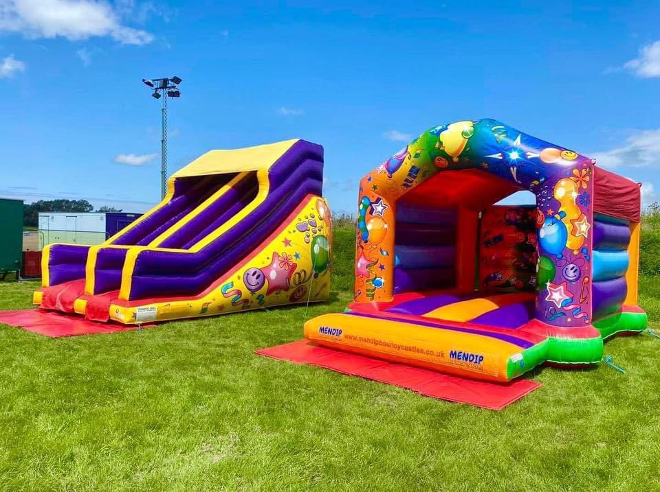 Carnival Super Slide & Supadome Package - Bouncy Castle, Inflatable ...